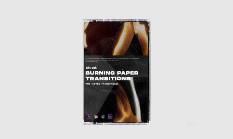 Blindusk – Burning Paper Transitions - VFX Bundle