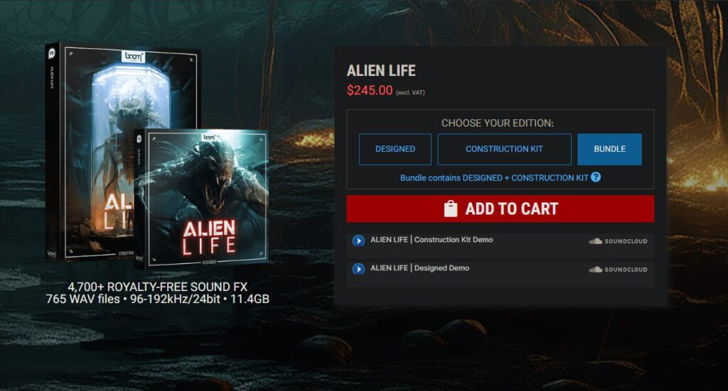 Boom Library – Alien Life - VFX Bundle