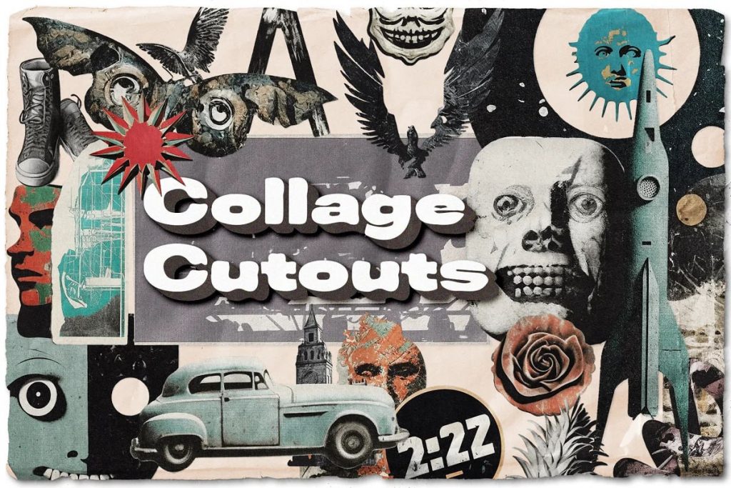 Creative Market Collage Cutouts Vol. 2 - VFX Bundle