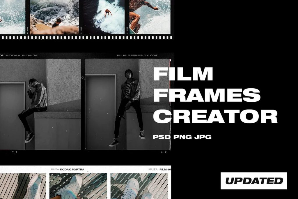 The Muza High Quality Film Frames Creator - VFX Bundle